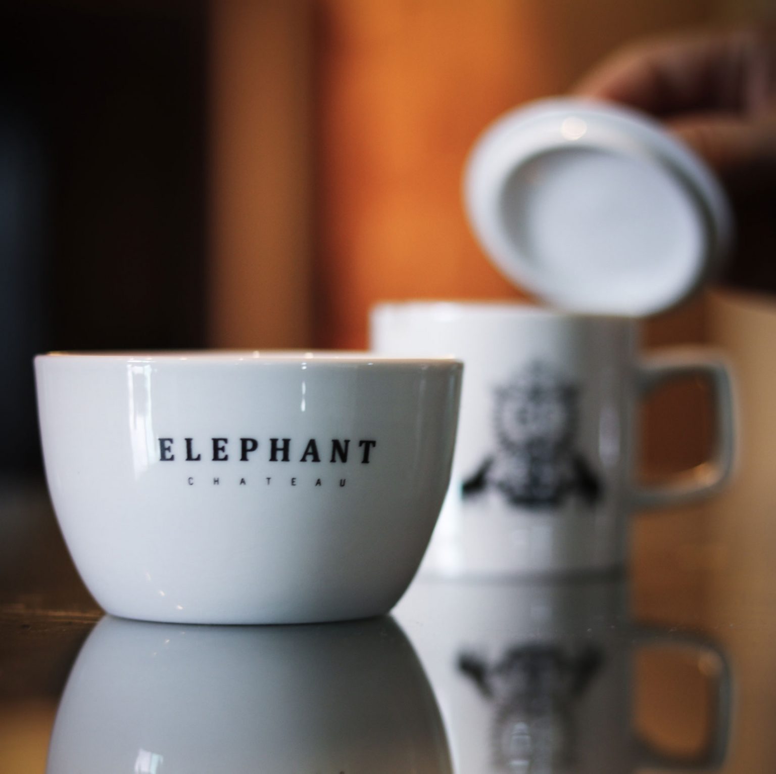 White Porcelain Perfect Tea Cup Set (4 Pieces) | Loose Leaf Strainer ...